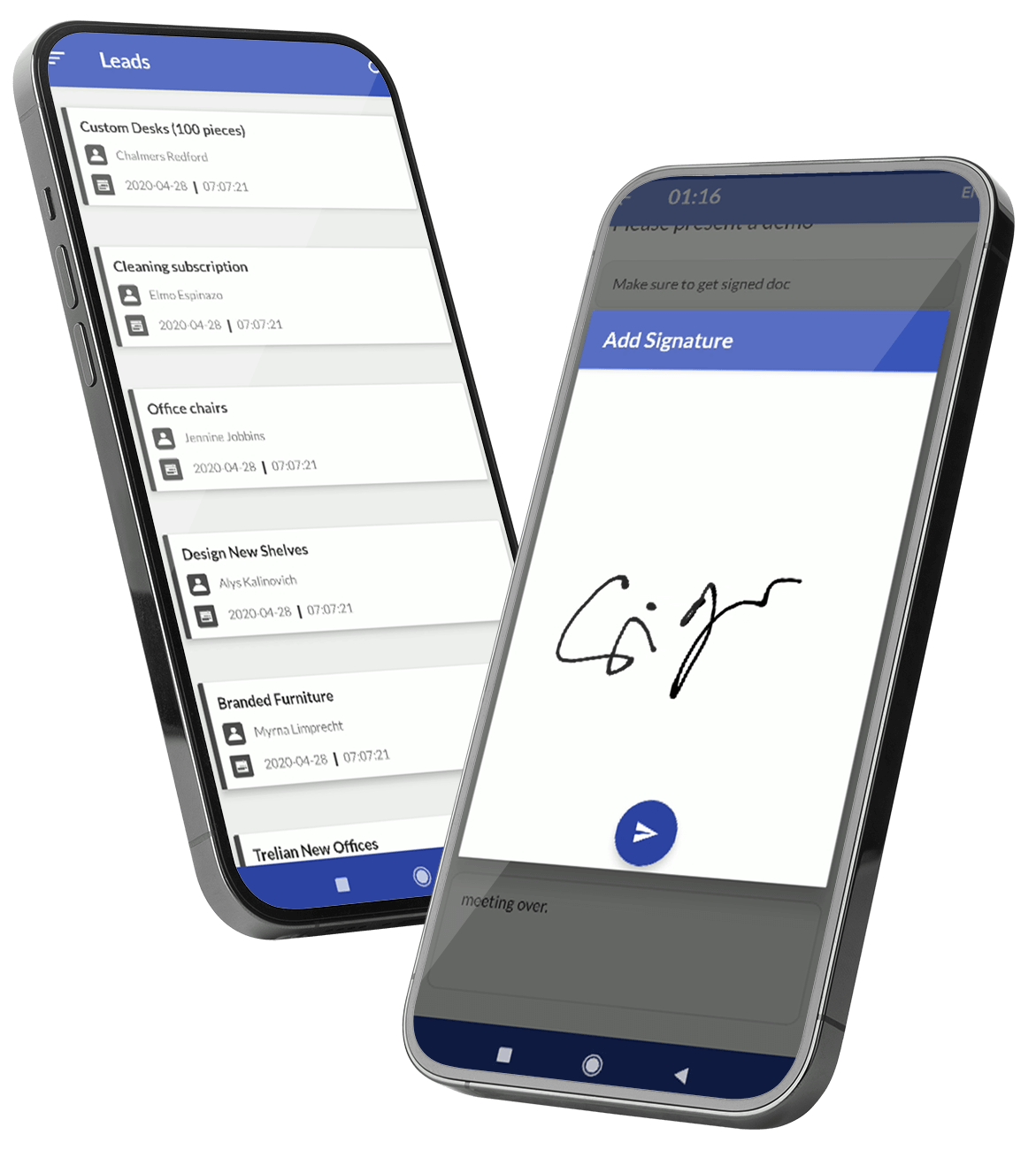 CRM Mobile Application