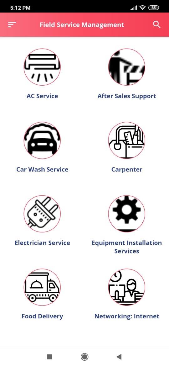 Field Service Management Mobile Application