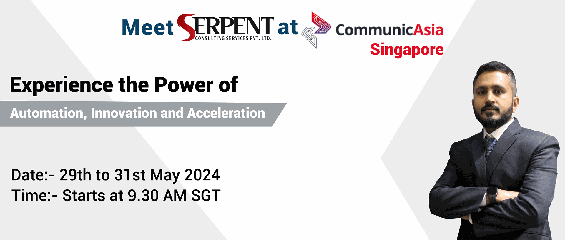 Meet SerpentCS At CommunicAsia 2024 In Singapore