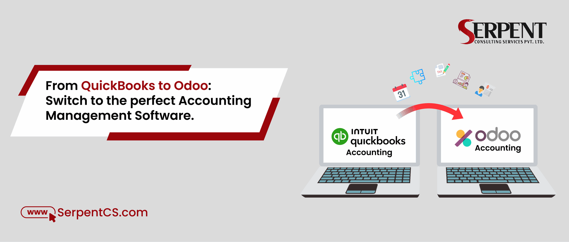 From QuickBooks to Odoo: Switch to the perfect accounting management s